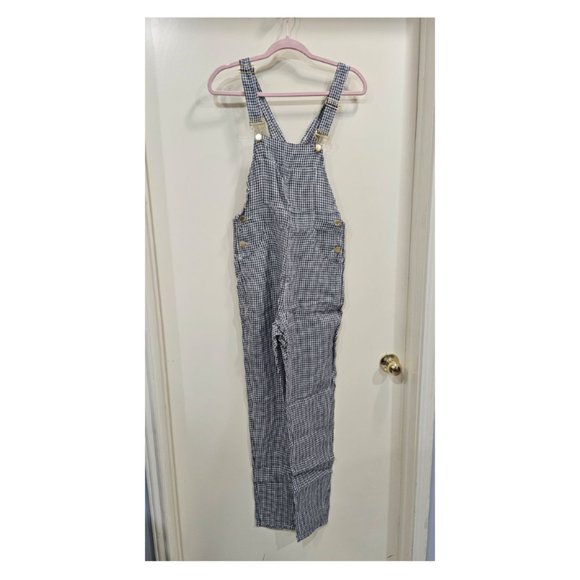 Linen Overalls Gingham | Pants & Jumpsuits | Weworewhat Basic Overalls ...